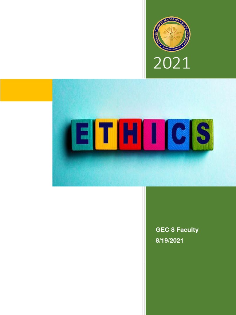 Decena VZ - Gec 8 Ethics Module 1st Sem 21-22 | PDF | Utilitarianism ...