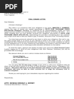 Sample Demand Letter | PDF