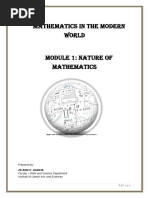 Module 1 Mathematics in Our World | PDF | Pattern