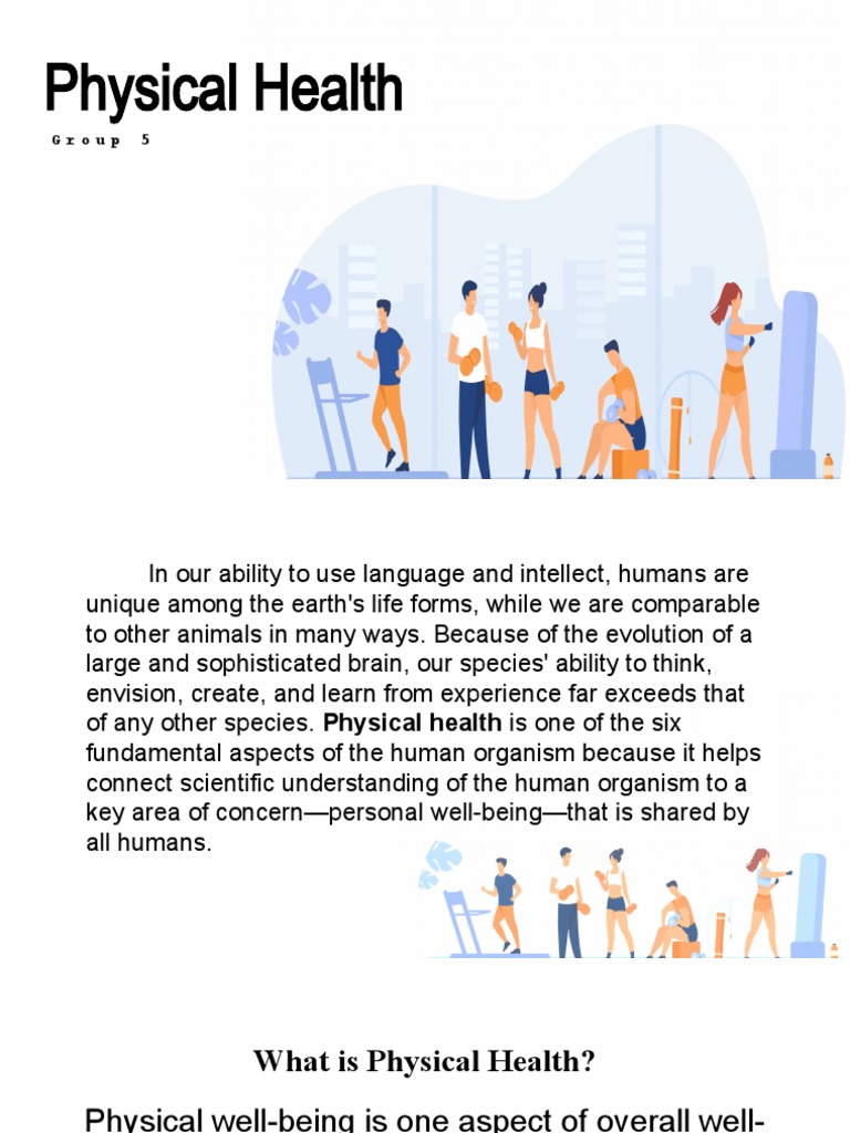 Physical Health Presentation (Specific Topic Only) | PDF | Infection ...