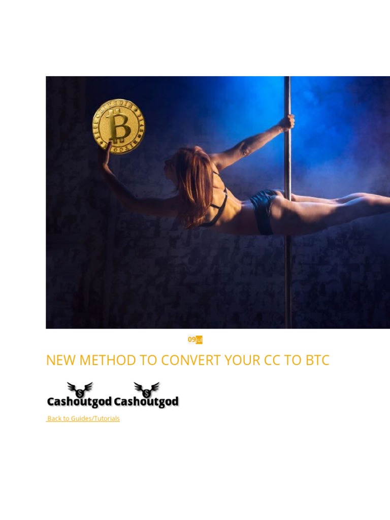 New Method To Convert Your CC To BTC | PDF