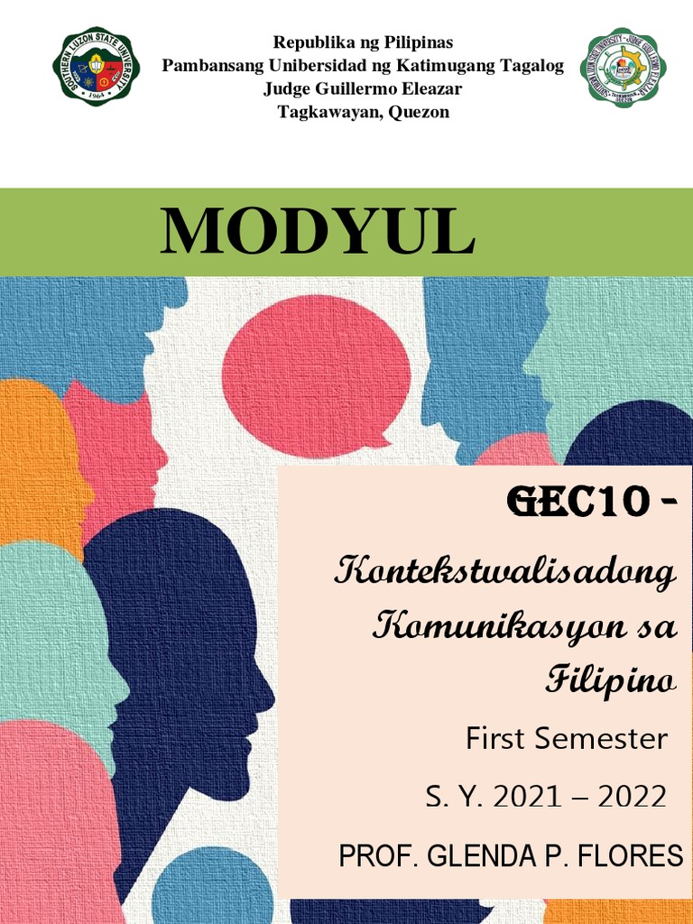 Modyul 1-Gec10 1st Sem 2021-2022-Midterm | PDF