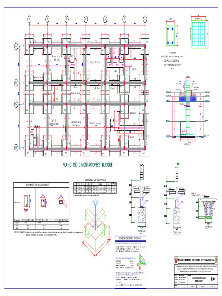 4.1. Estructuras (E-01) | PDF | Ingeniería estructural | Hormigón