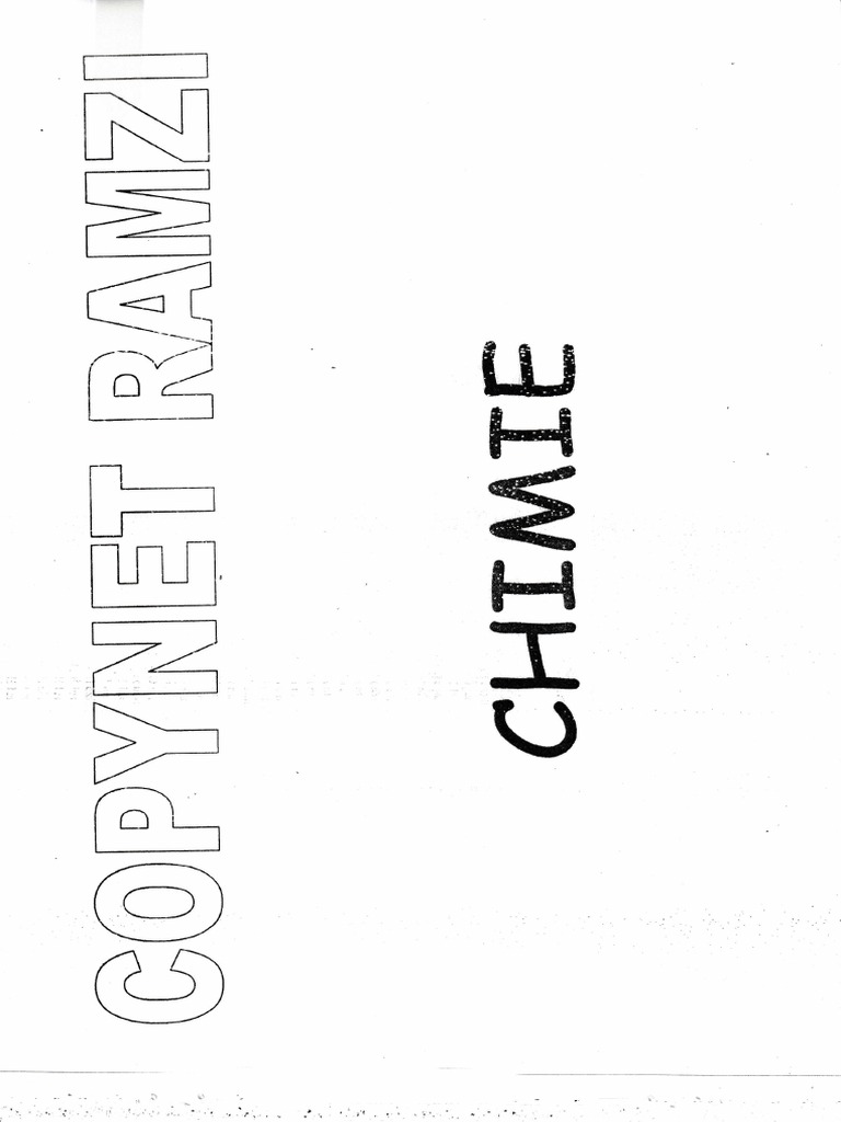 Chimie El Assil | PDF
