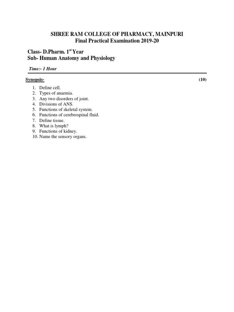 Hap Practical Synopsis Pdf