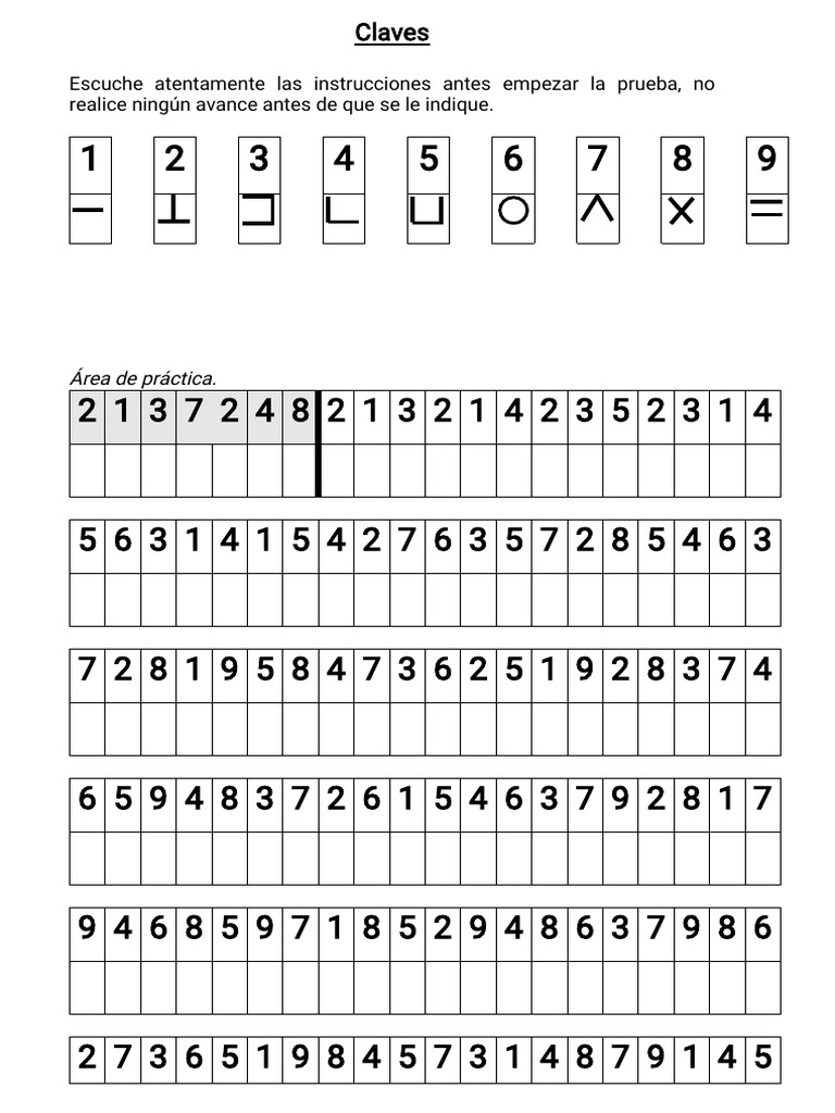 Claves Subtest | PDF