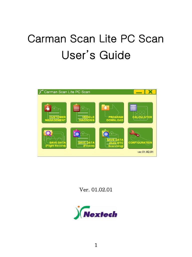Carman Scan Lite Guide | PDF | Personal Computers | Computer File