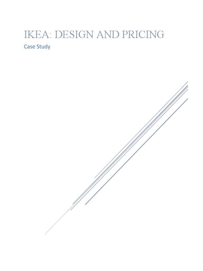 Ikea: Design and Pricing: Case Study | PDF | Pricing | Customer