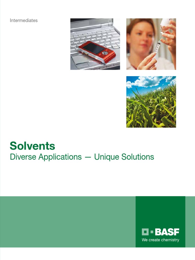 BASF Solvents | PDF | Paint | Solvent