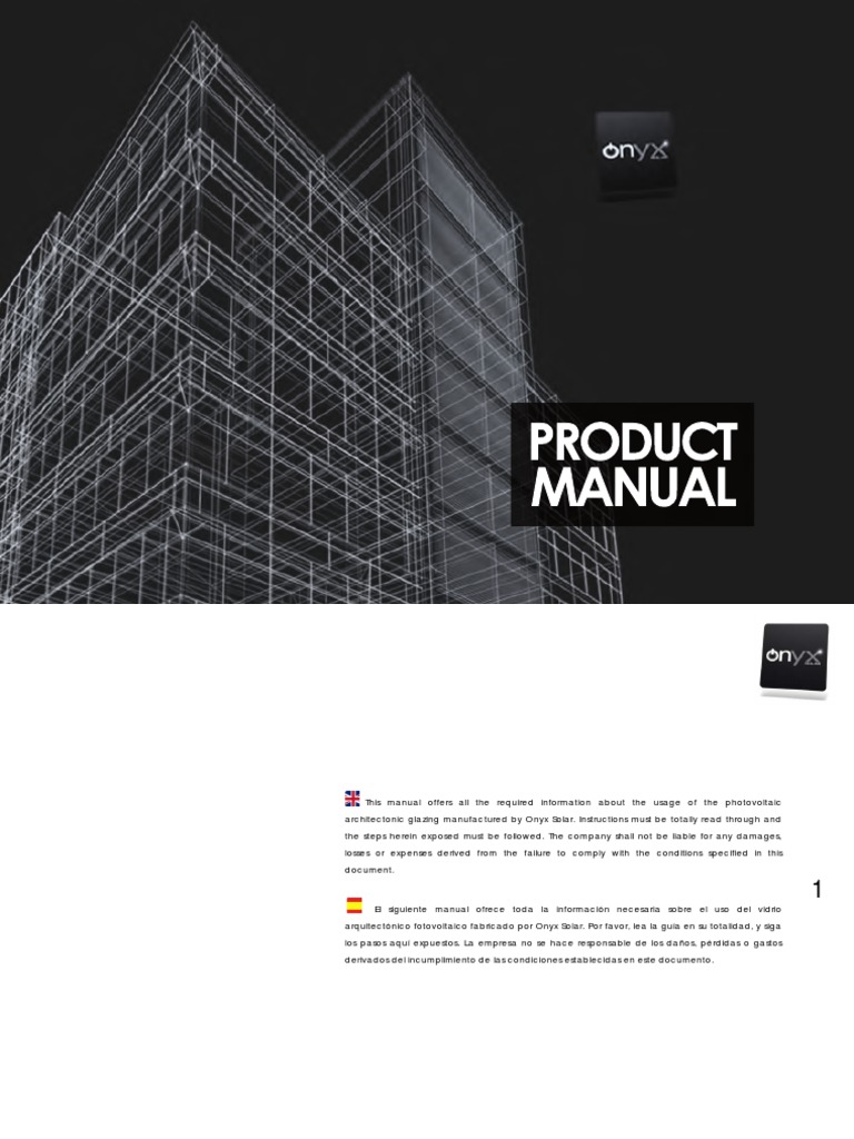 Product: Manual | PDF | Photovoltaics | Electromagnetism