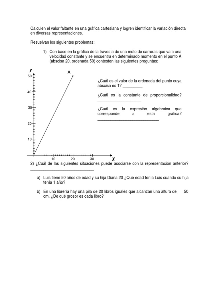 Variacion Directa. | PDF