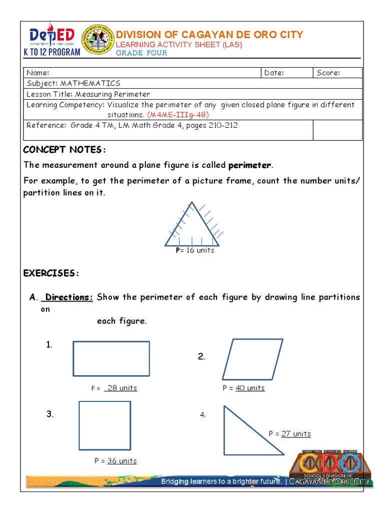 Q3 - W7 - Visualize The Perimeter of Any Given Closed Plane Figure in ...
