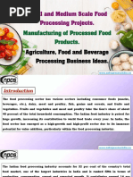 Project Report On Food Processing Industry | PDF | Meat | Foods