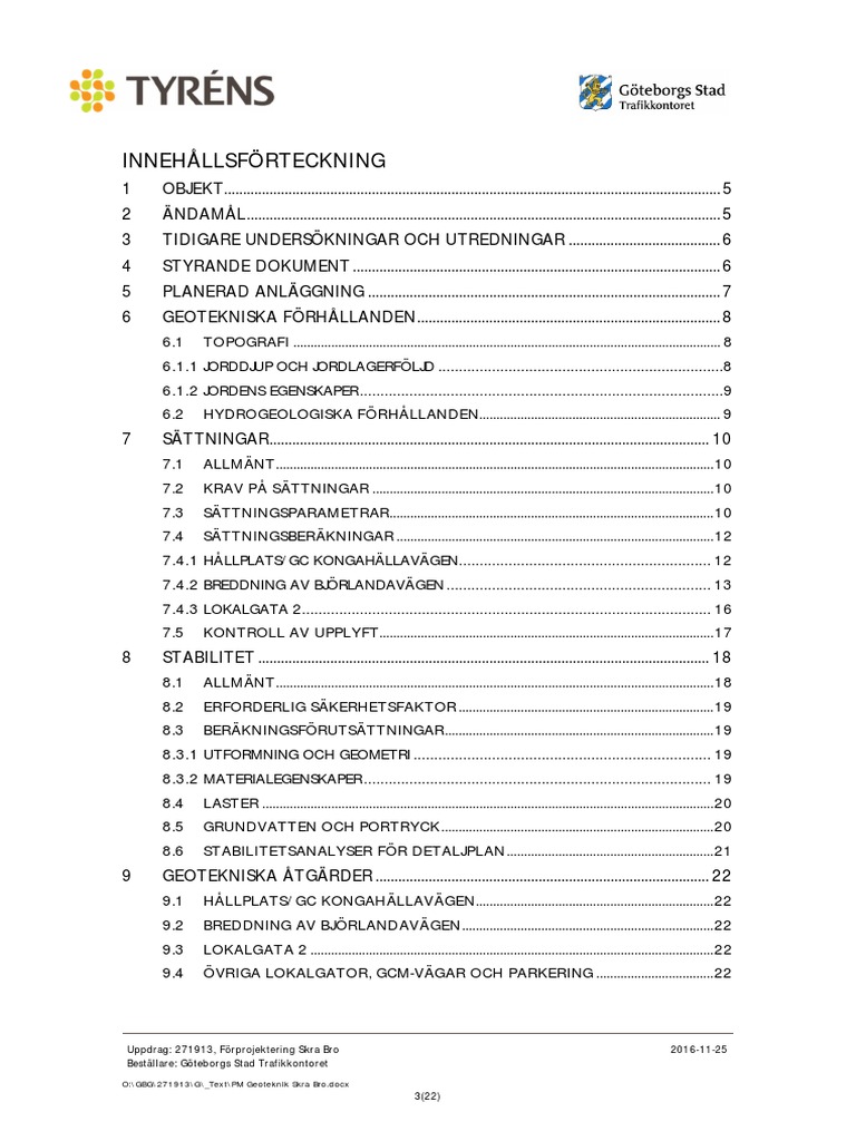 Bilaga 5 Förprojektering (019-039) | PDF