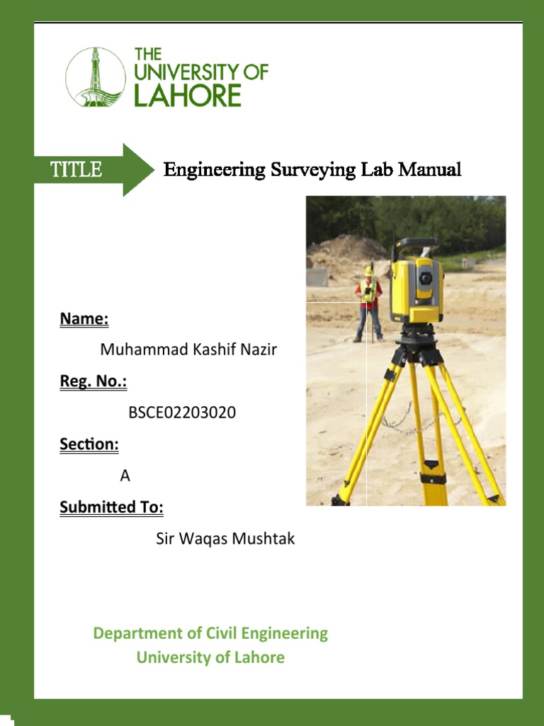 Manual 6 | PDF | Surveying | Compass