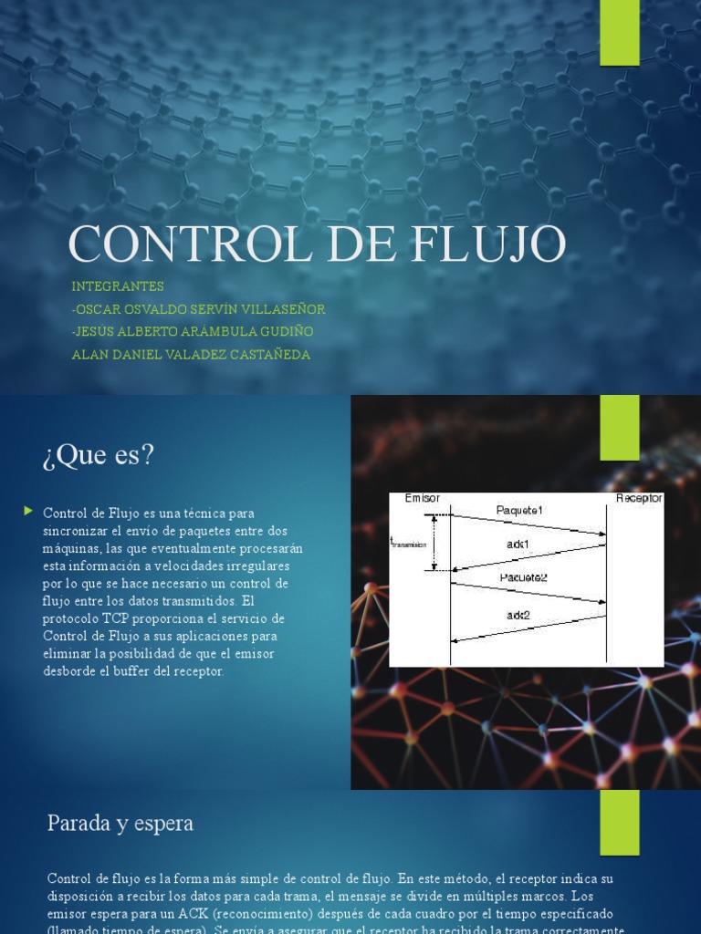 Control de Flujo | PDF | Informática | Protocolos de comunicaciones