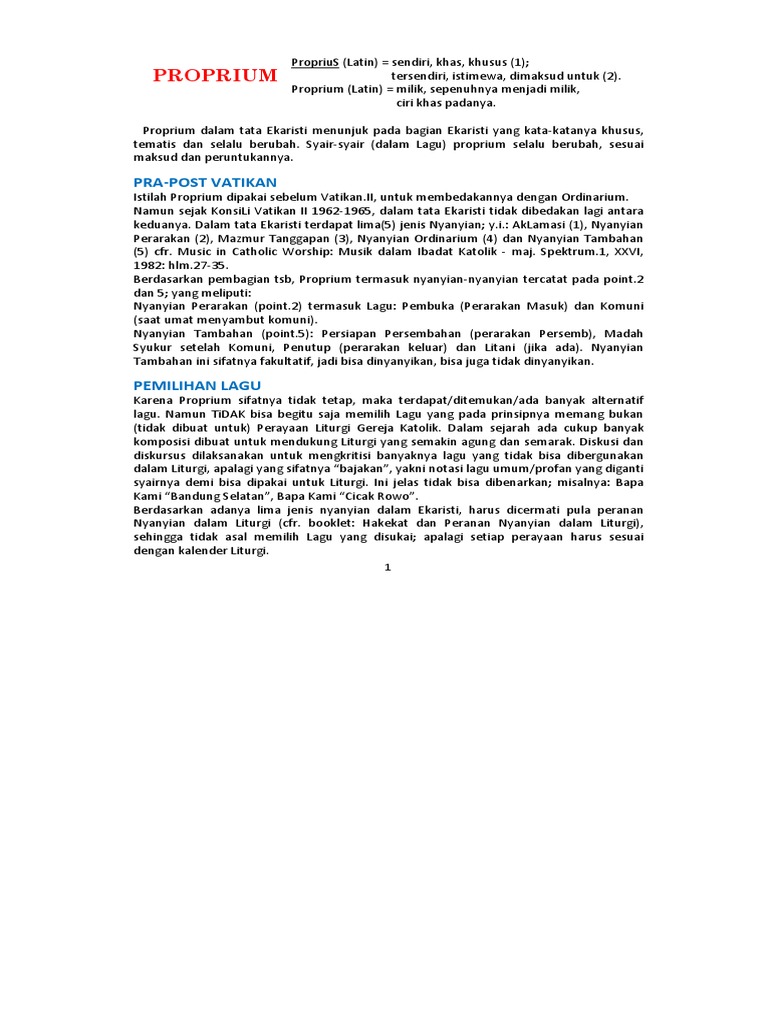 08 Proprium PDF | PDF