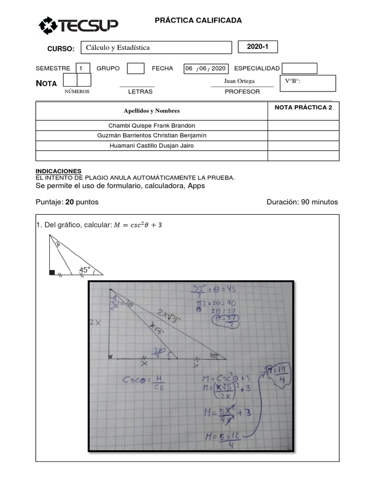 Practica Grupal Tecsup Sabado | PDF