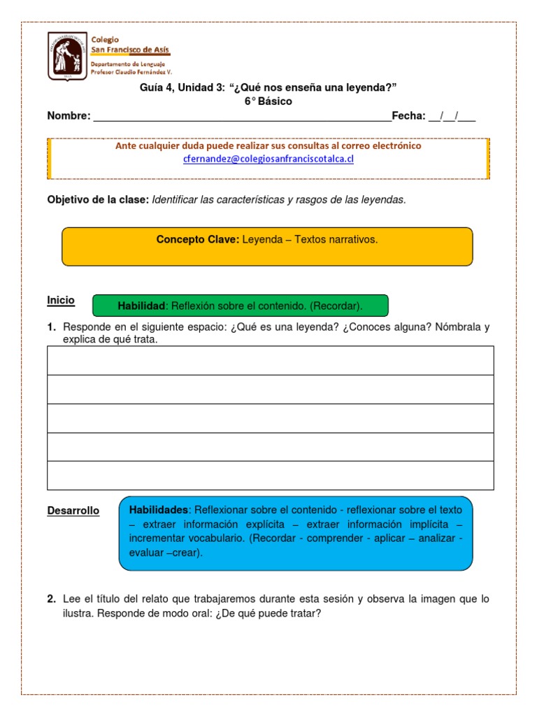 Leyenda de La Serena para Niños | PDF