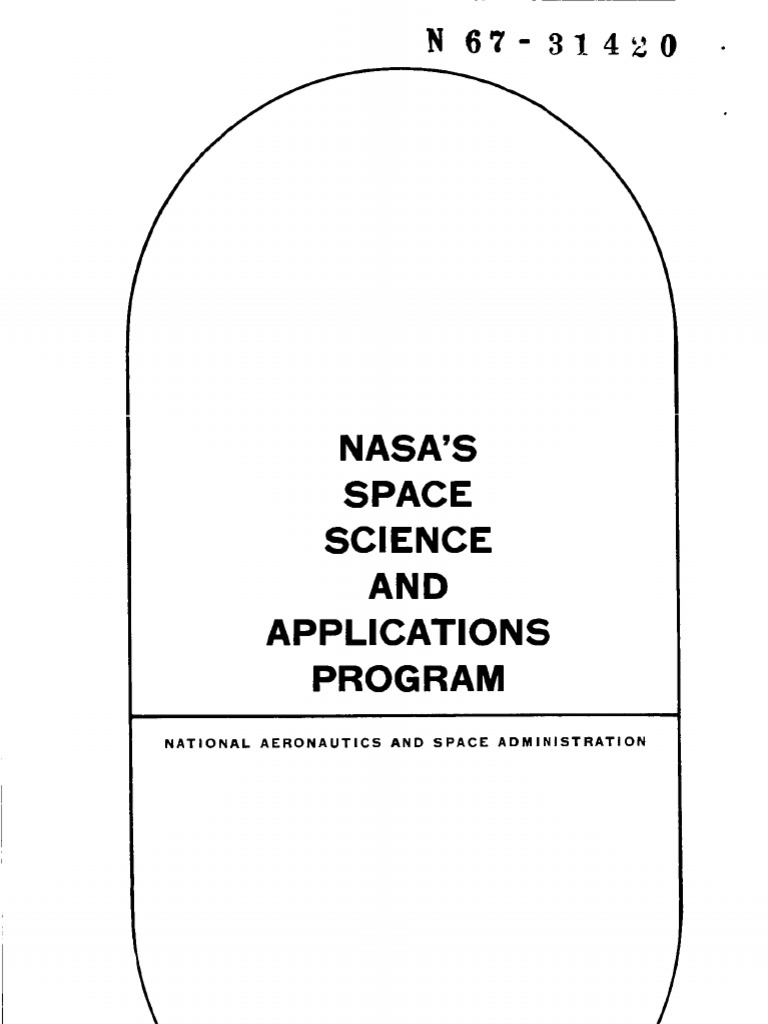 NASA's Space Science and Applications Program | PDF | Outer Space | Nasa