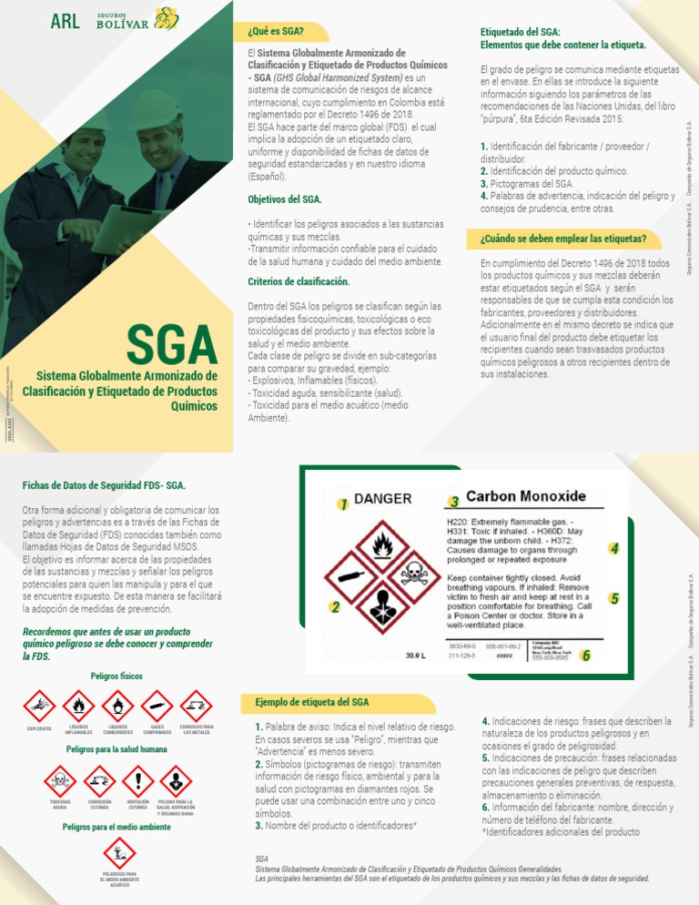Folleto SGA | PDF | Toxicidad | Ciencias fisicas