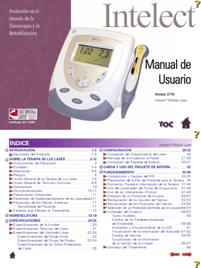 Intelect Laser Mobile - USUARIO | PDF | Ojo humano | Diodo emisor de luz