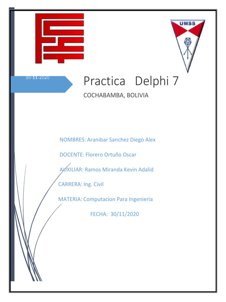 Practica de Delphi 7 | PDF