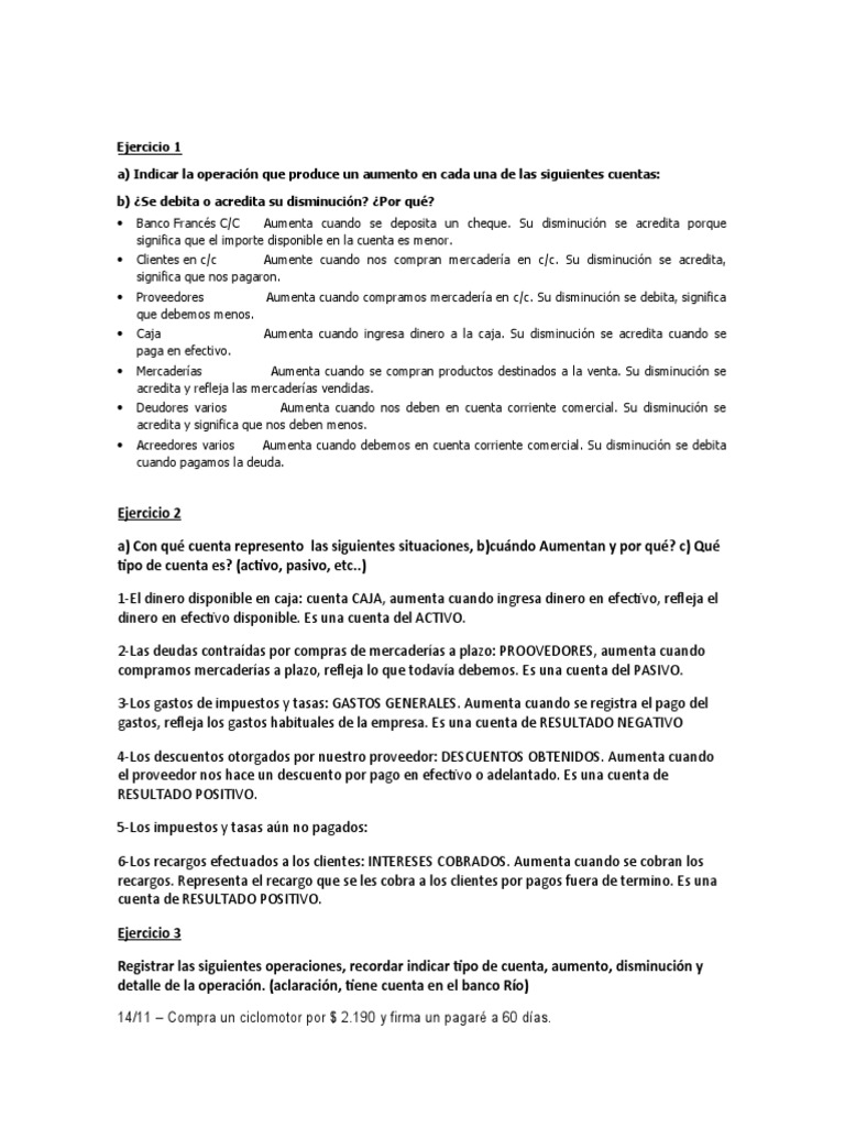 Ejercicios SIC 2 | PDF | Dinero | Bancos