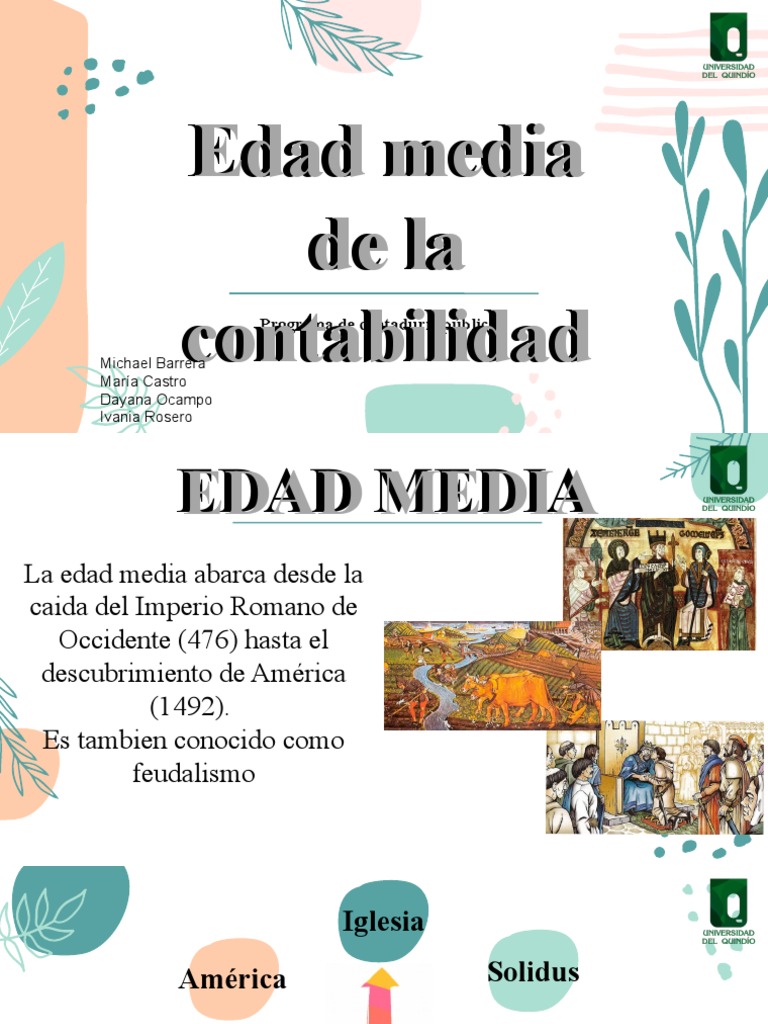Edad Media de La Contabilidad | PDF | Edades medias | Feudalismo
