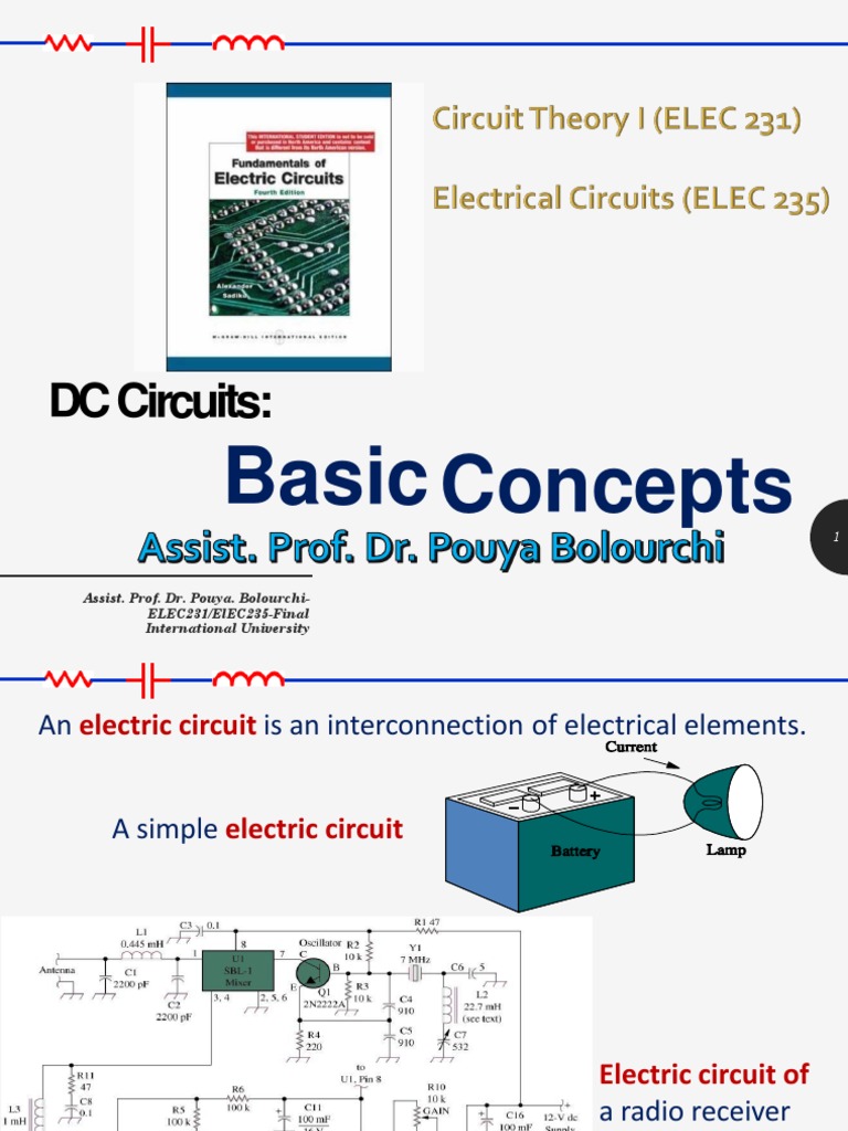 Lec01 BasicConcepts | PDF | Electric Charge | Electric Current