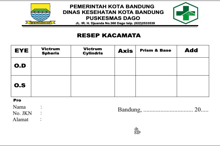 Resep Kacamata | PDF