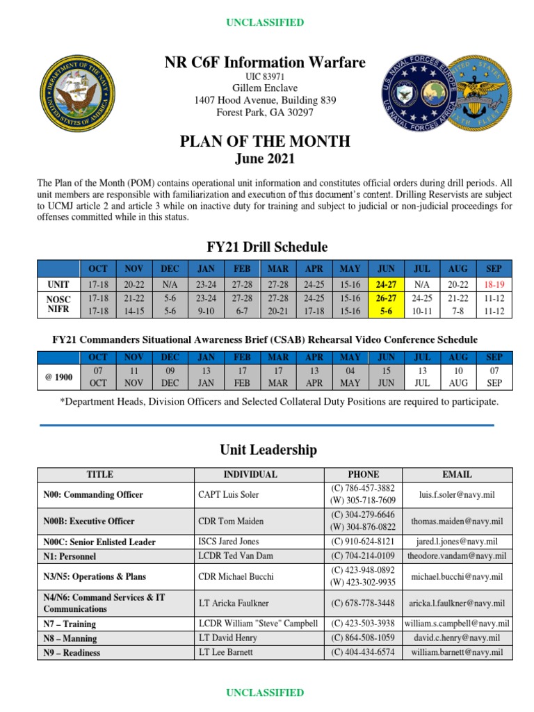 NR C6F Information Warfare: June 2021 | PDF | National Security