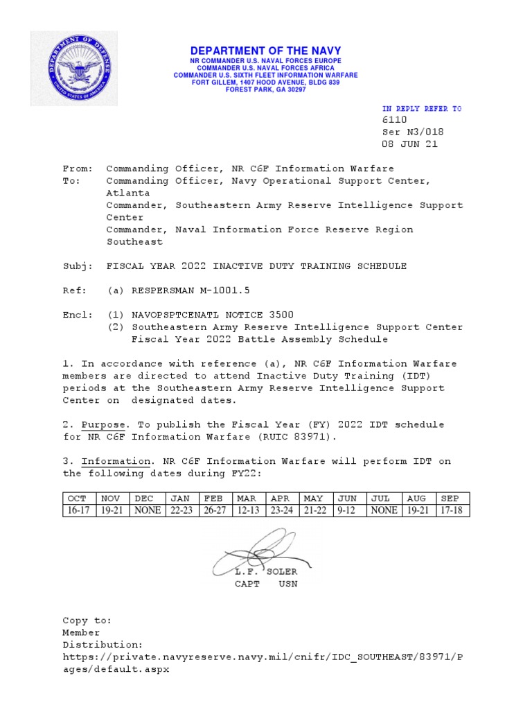 N3 - FY22-IDT-Schedule - 2021-06-08 | PDF