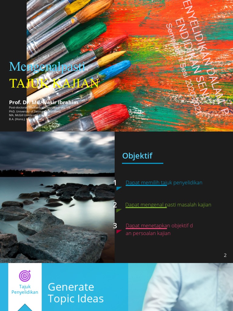 Memilih Tajuk Penyelidikan Seni | PDF