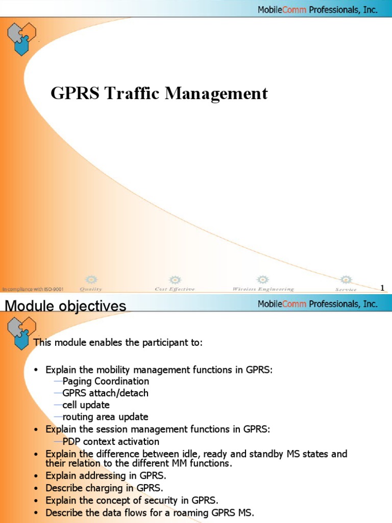 GPRS Traffic Management Overview | PDF | General Packet Radio Service ...
