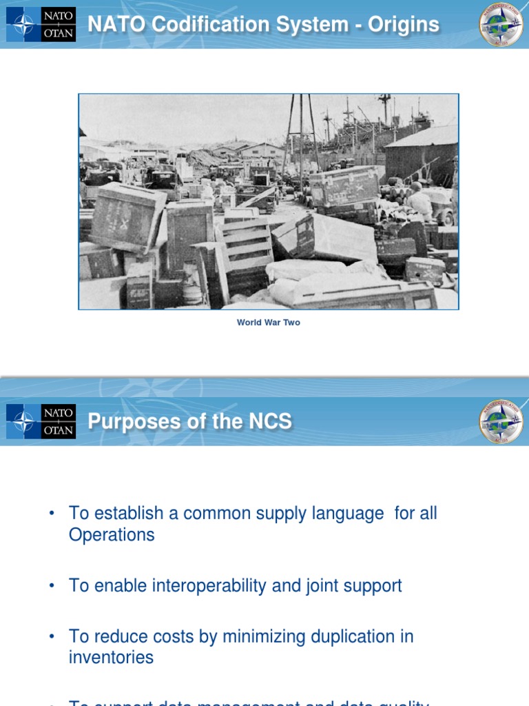 NATO Codification System - Origins: World War Two | PDF | Written ...