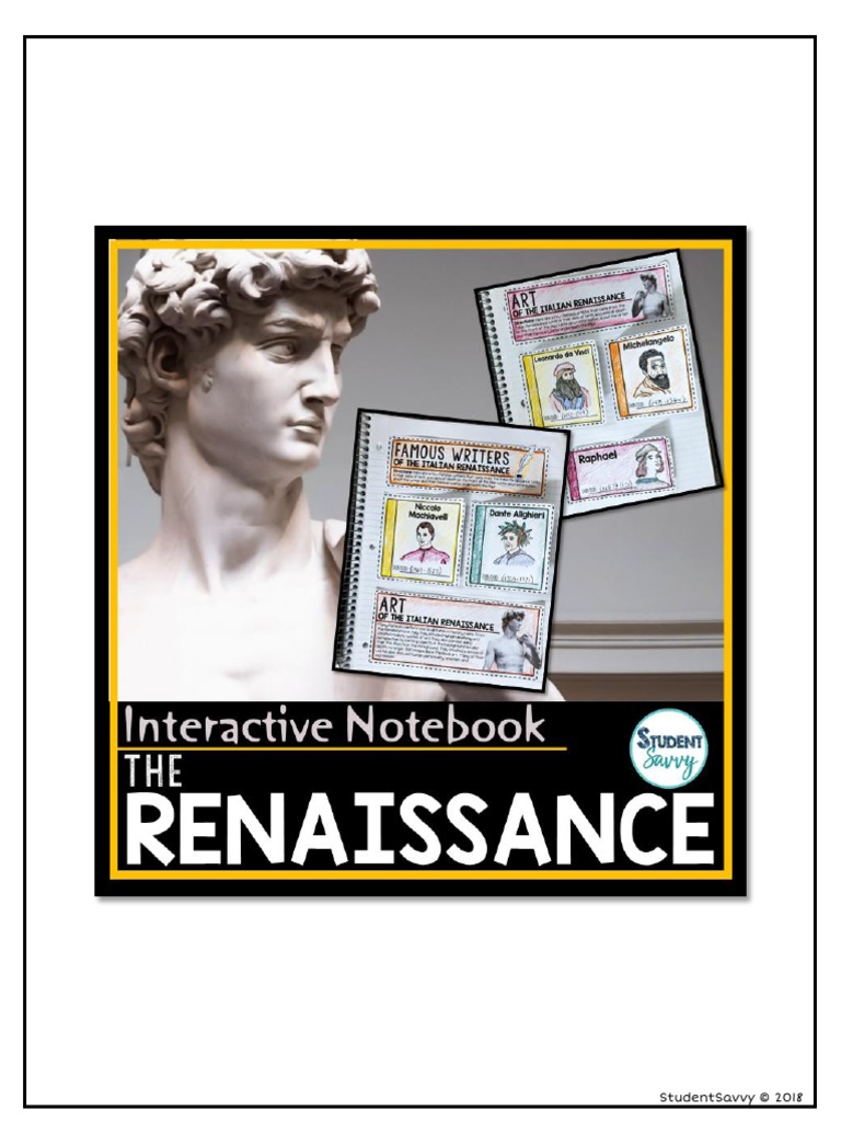 2 - The Renaissance Interactive Notebook | PDF | Renaissance | Printing ...