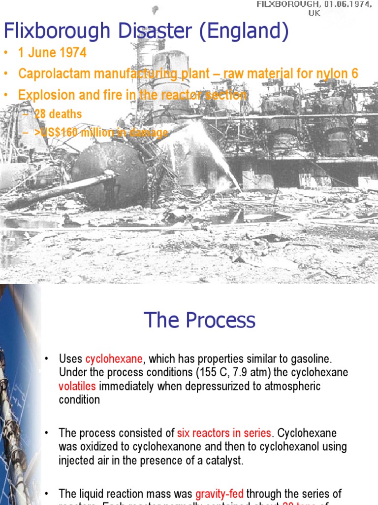 Flixborough Disaster | Download Free PDF | Safety | Process Engineering