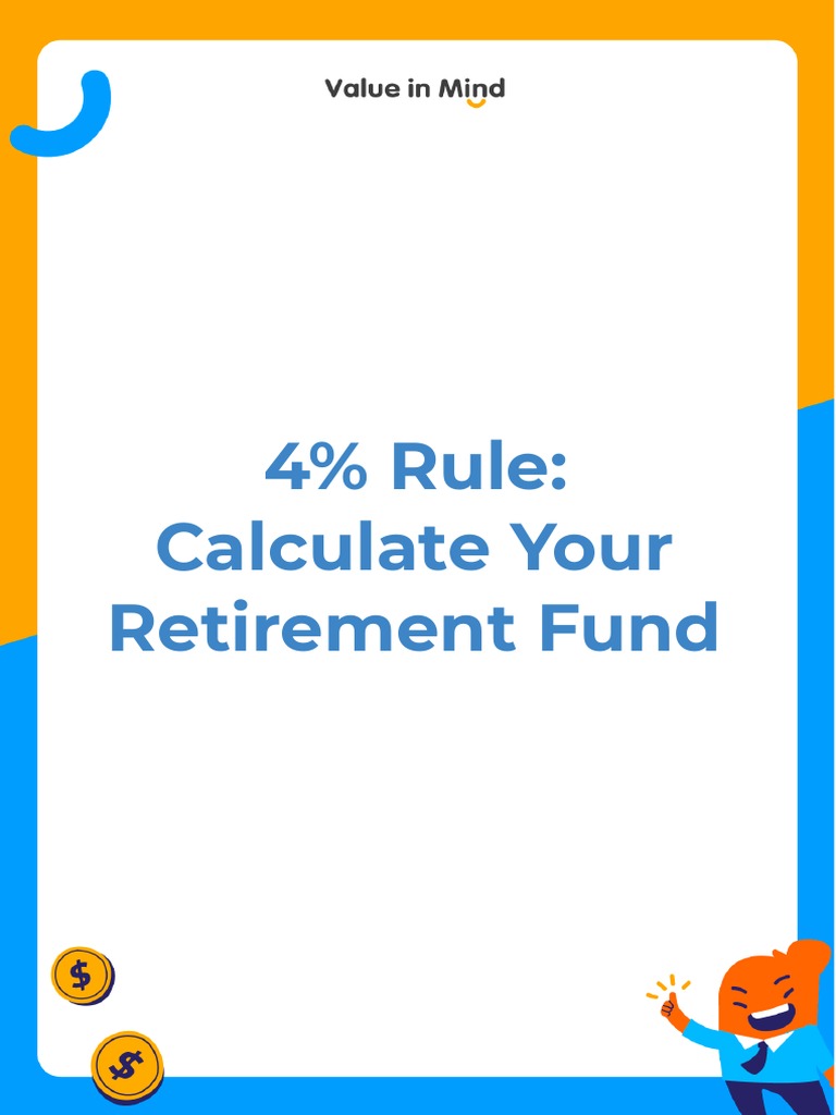 The 4% Rule Financial Calculator | PDF | Retirement | Pension
