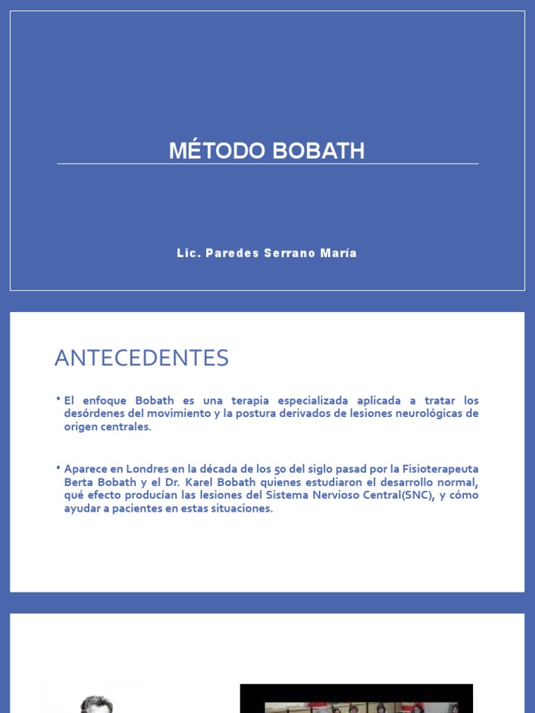 Método Bobath | PDF | Sistema nervioso central | Potencial de acción