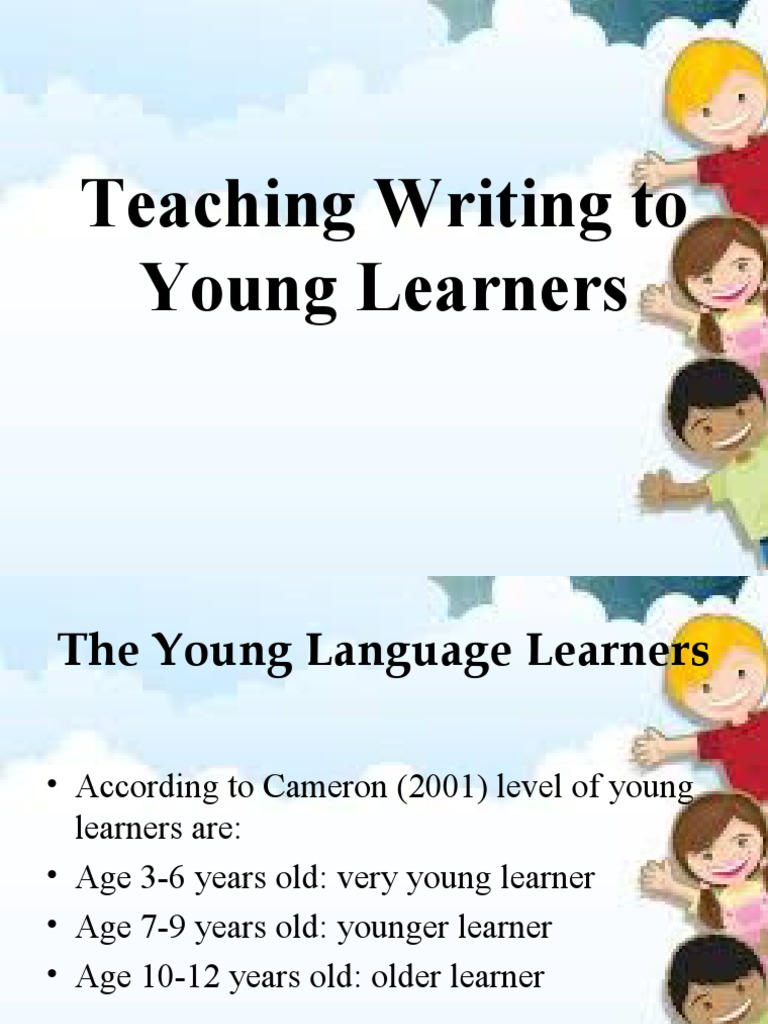Teaching Writing To Young Learners | PDF | English As A Second Or ...