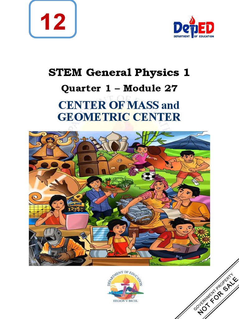 27 Module 27 - q1 - General Physics 1 | PDF | Center Of Mass | Geometry