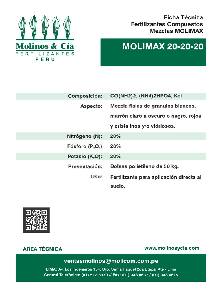 Molimax 20-20-20 | PDF