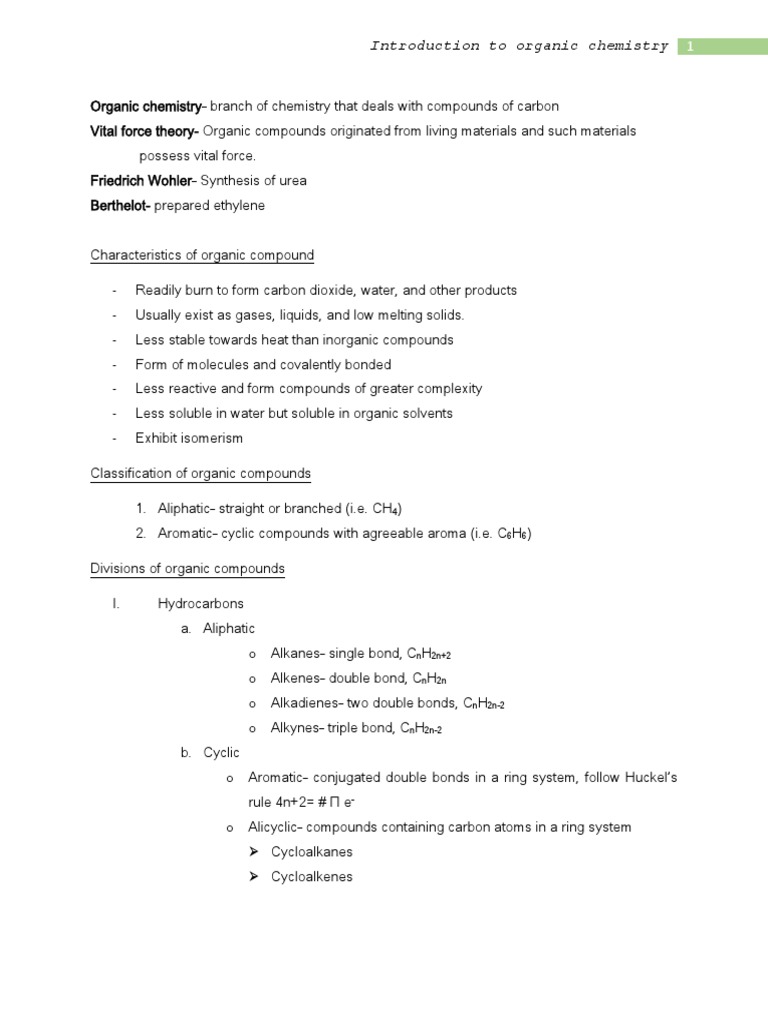 Introduction To Organic Chemistry1 | PDF | Chemistry | Organic Chemistry