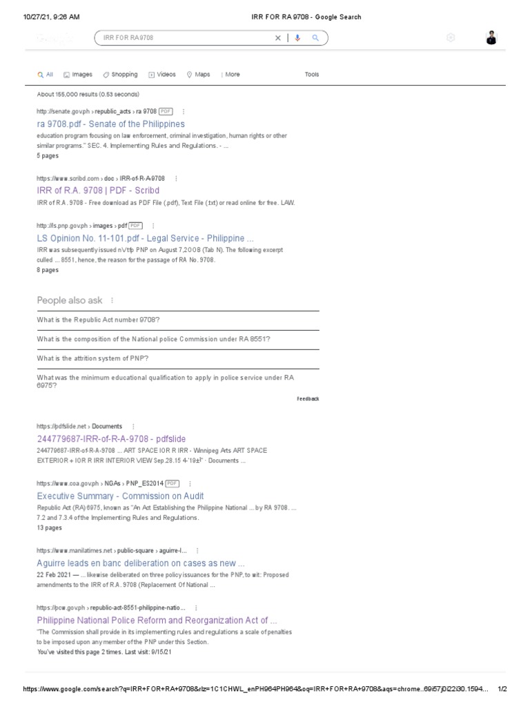 Implementing Rules for RA 9708 | PDF | Justice | Crime & Violence