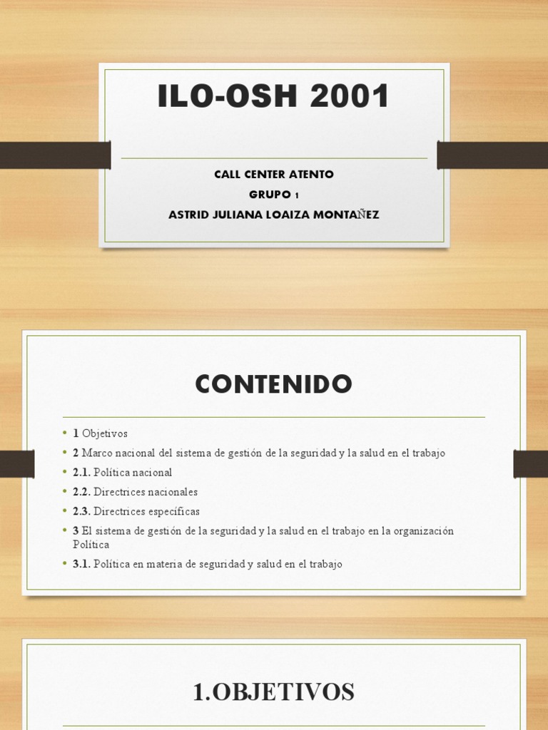 Ilo-Osh 2001 | PDF | Planificación