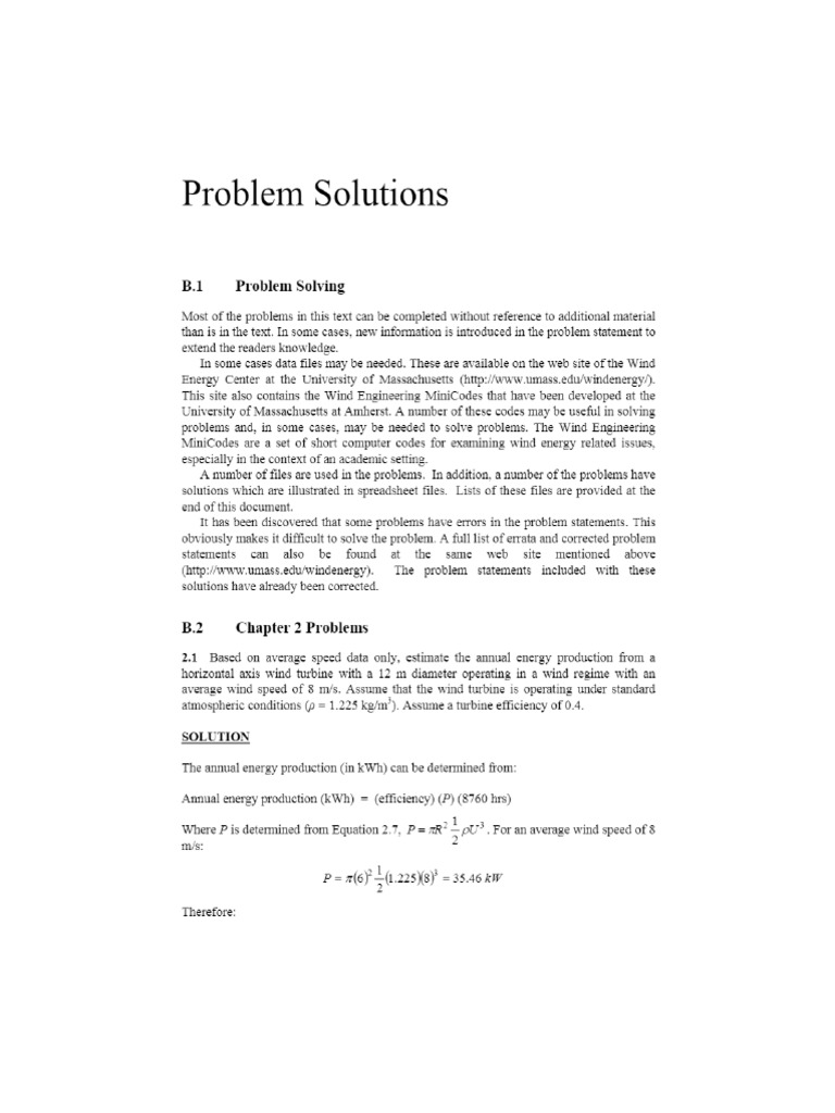 Problem Solutions - Montana State University | PDF