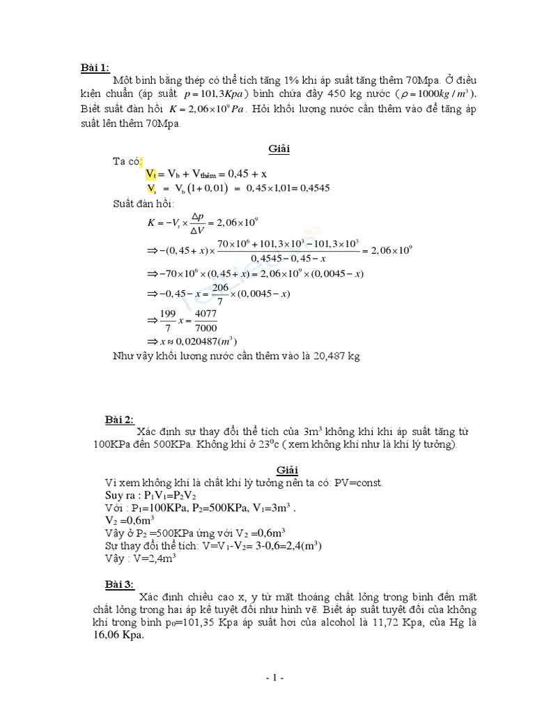 Bai Tap Co Luu Chat 9268 | PDF