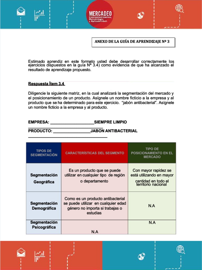 PDF Acti 3 Evidencia 3 Jabon Antibacterial DD | PDF