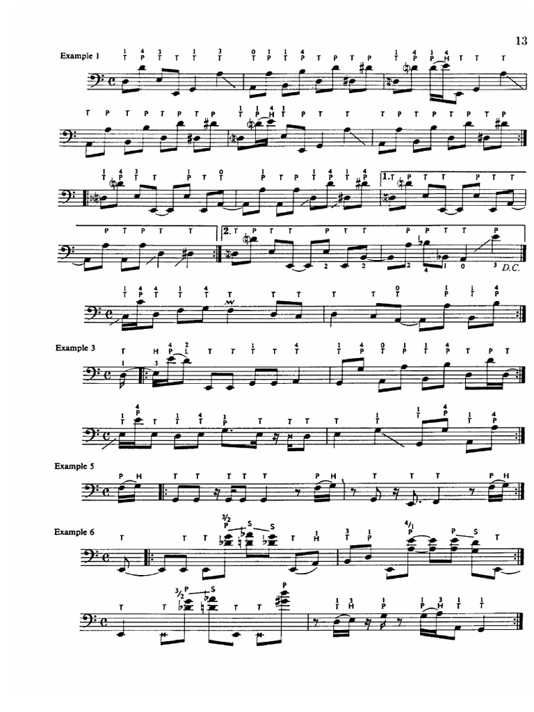 Slap It! - Funk Studies for the Electric Bass - Tony Oppenheim - 部分8 | PDF